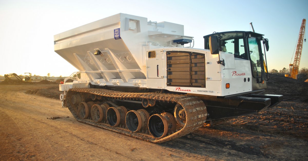 Crawler Carriers for Construction - Prinoth