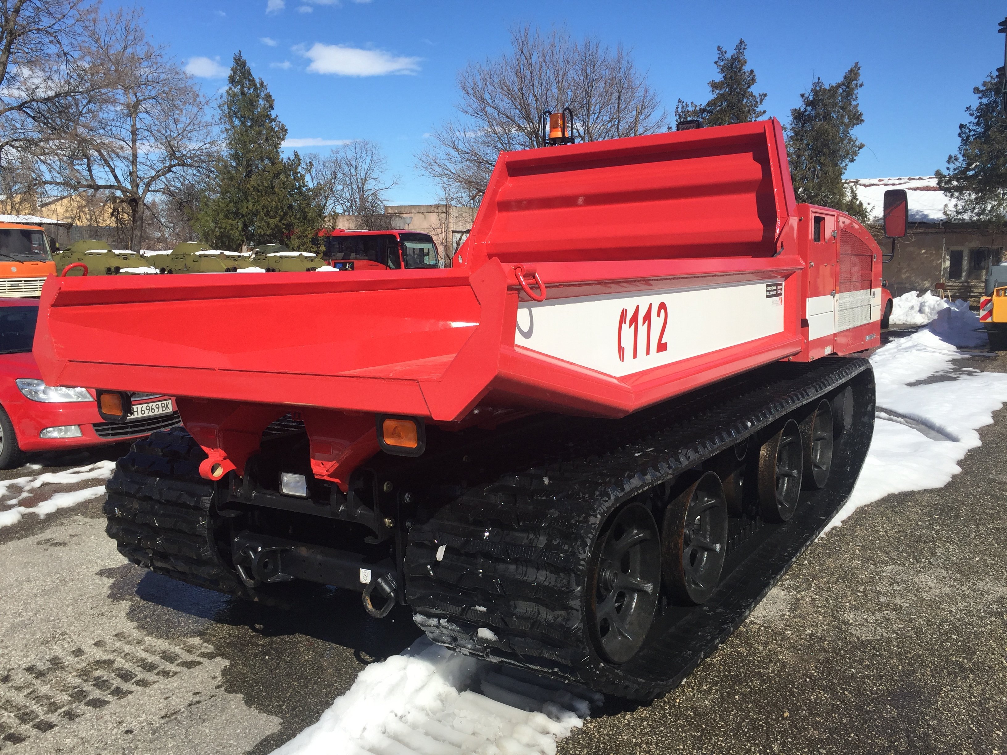 Crawler Carriers for Firefighting - Prinoth